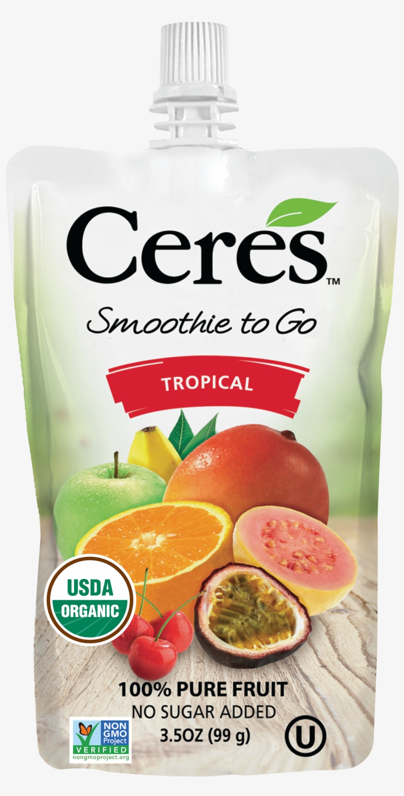 Tropical 100% Pure Fruit Smoothie - Ceres Smoothie To Go - 2480x3508 ...