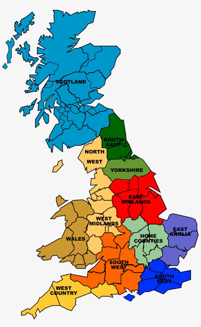 The English Flag - Yorkshire On Uk Map - 1244x1960 PNG Download - PNGkit