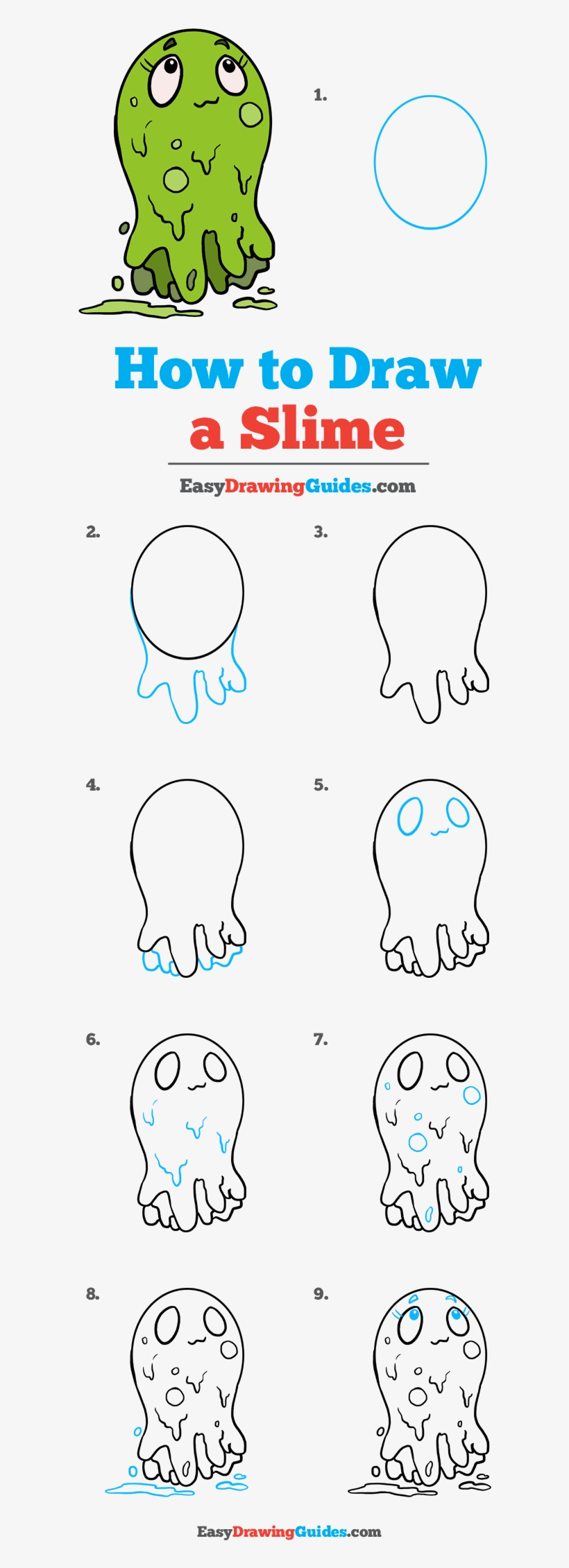 How To Draw Slime - Draw A Peony Flower Easy - 736x2243 PNG Download ...