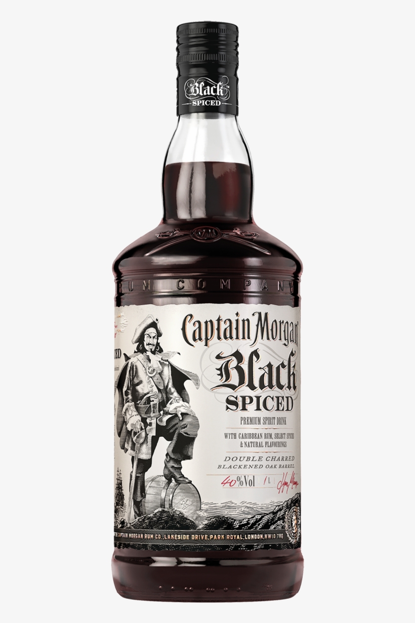 Captain Morgan Black Spiced Png - 400x1174 PNG Download - PNGkit