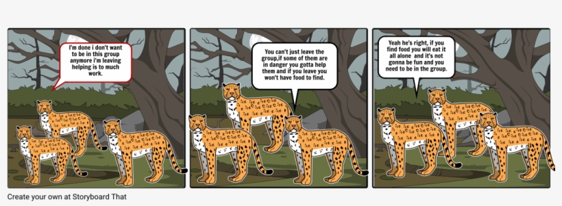 The Cheetah Story - Cartoon - 1164x385 PNG Download - PNGkit