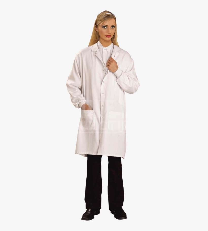 White Scientist's Lab Coat - Scientist In Lab Coat - 850x850 PNG ...