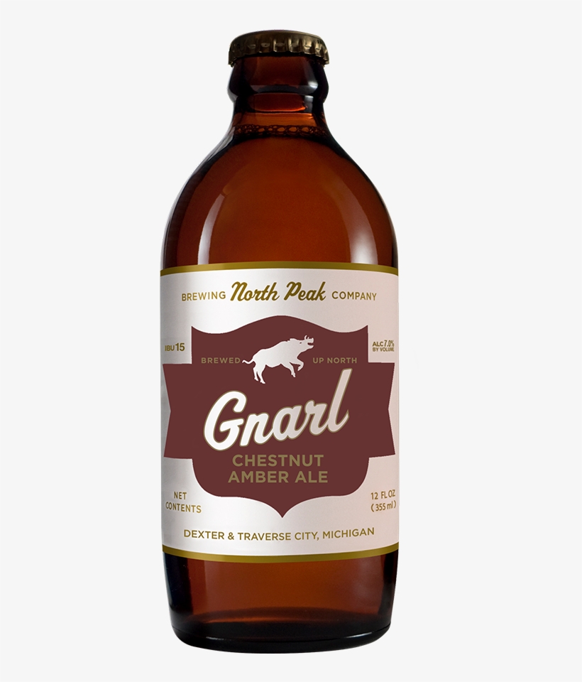 Gnarl Web Bottle - Short Neck Beer Bottle - 858x1159 PNG Download - PNGkit