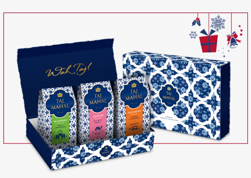 Taj Mahal Gift Box With 3 Assorted Flavoured Tea - Taj Mahal Tea Gift ...