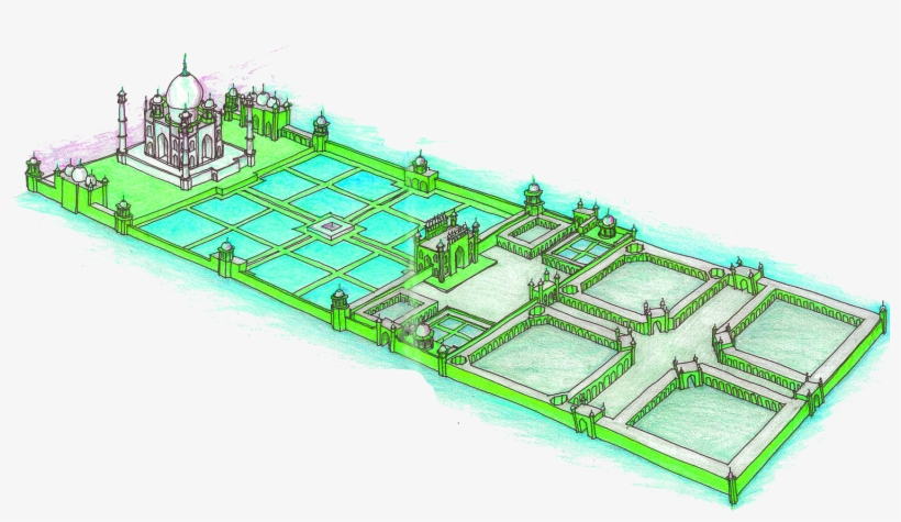 Taj Mahal Blueprint