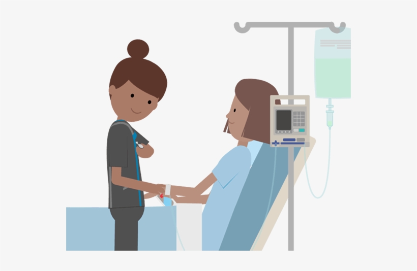 Health Care Hospital Nursing - Patient In Hospital Cartoon Transparent ...