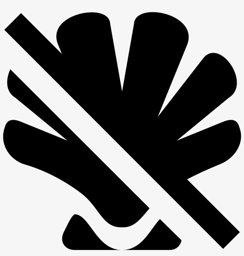 No Shellfish Icon - Hand - 1600x1600 PNG Download - PNGkit