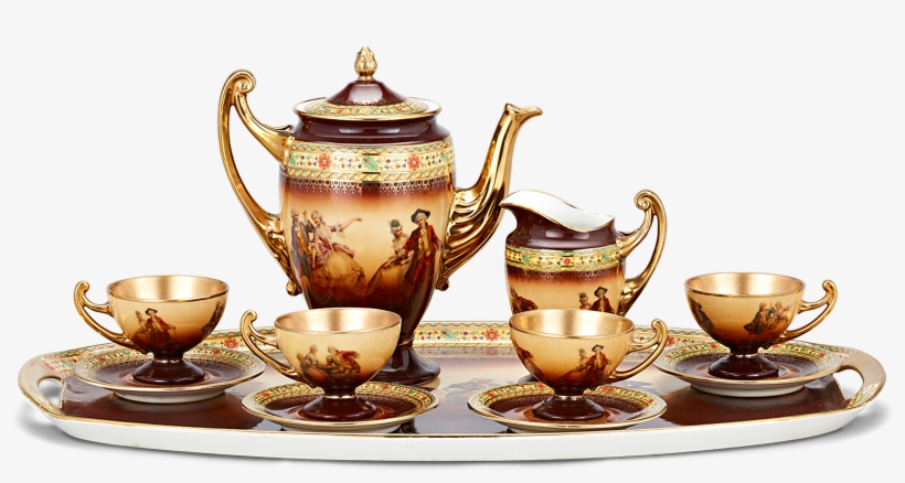 Bohemian Porcelain Tea Set - Teapot - 2000x1600 PNG Download - PNGkit