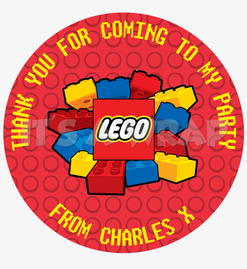 Lego Blocks Sweet Cone Stickers - Slogan Lego - 870x870 PNG Download ...