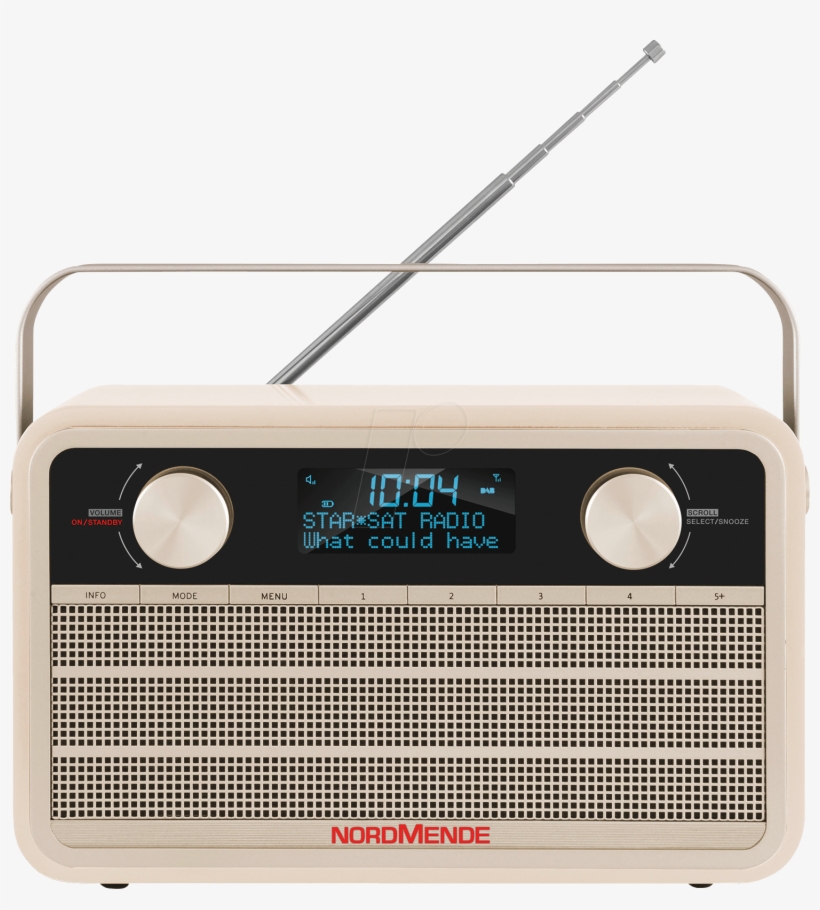 Dab /fm Radio, Beige Nordmende 78 3001 - Kofferradio Dab - 1499x1591 ...