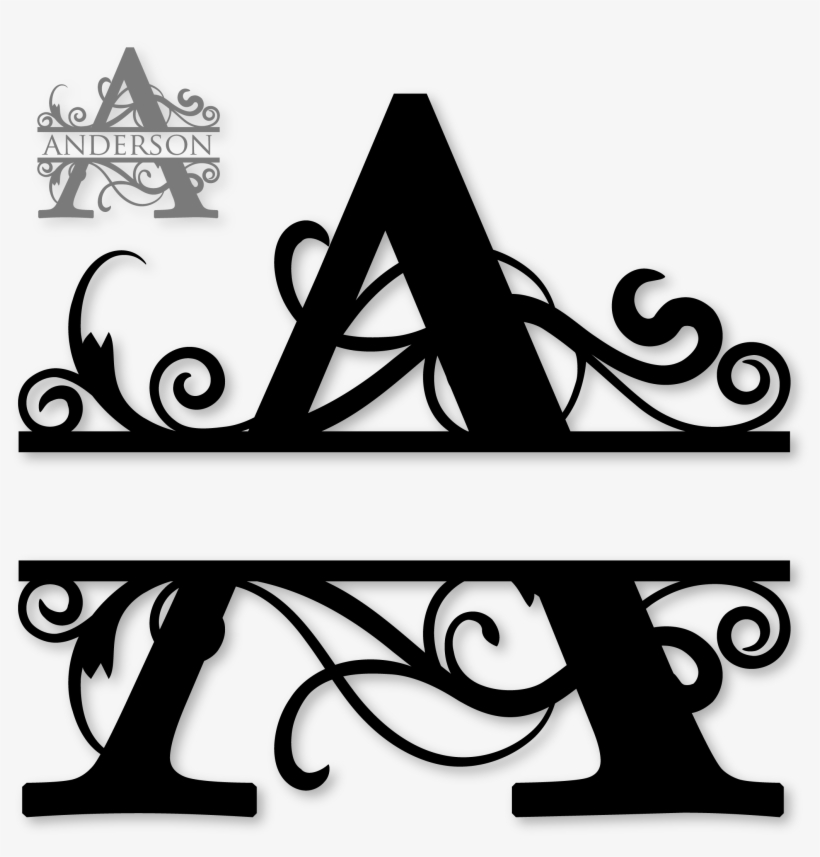 Horse Clipart Monogram - Split Monogram Letter S - 2088x2082 PNG ...