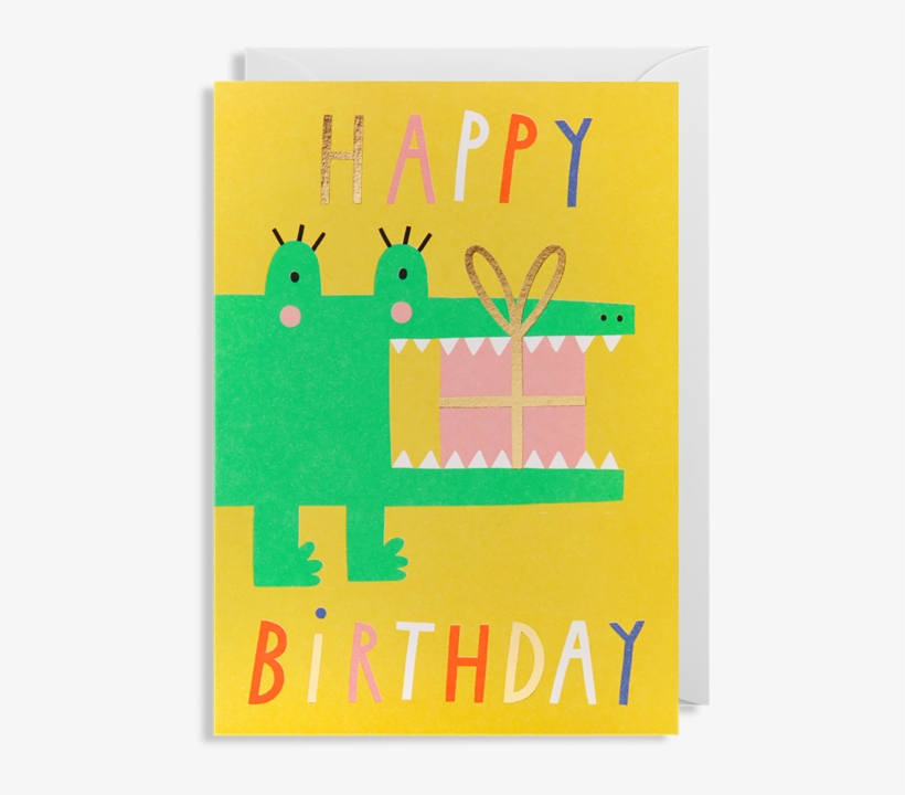 Happy Birthday Aligator - Illustration - 750x750 PNG Download - PNGkit