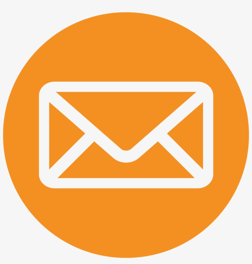Orange Transparent Email Icon - Red Email Icons Png - 1296x1296 PNG ...