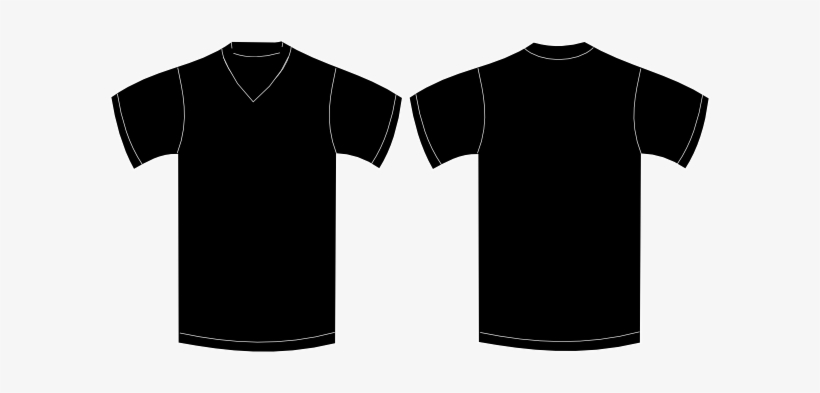 Black T Shirt Design Template Psd 600x313 PNG Download PNGkit