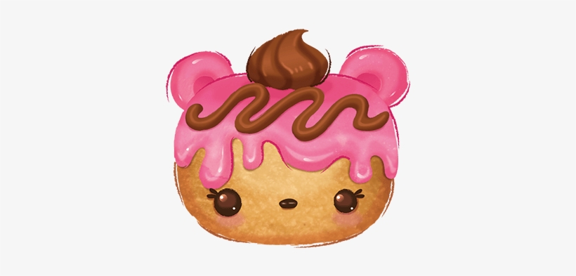 Baked Goods Num Berry Glazed - Num Noms Cotton Candy Donut - 445x430 ...