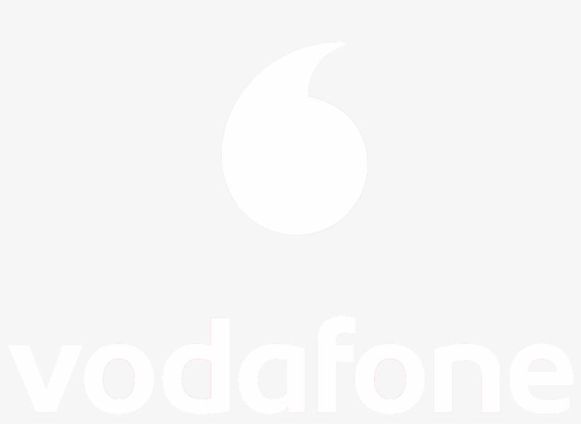 Download Transparent Vodafone Logo White Transparent - PNGkit