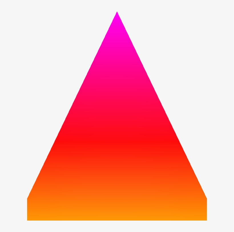 Rainbow Birthday Party Hat - Red Triangle Png - 1024x1024 PNG Download ...