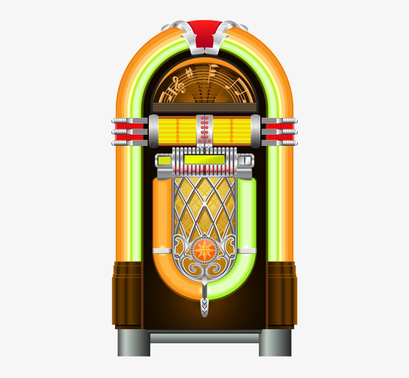 Download Transparent Jukebox Vintage Wall Sticker - 1950s Jukebox - PNGkit