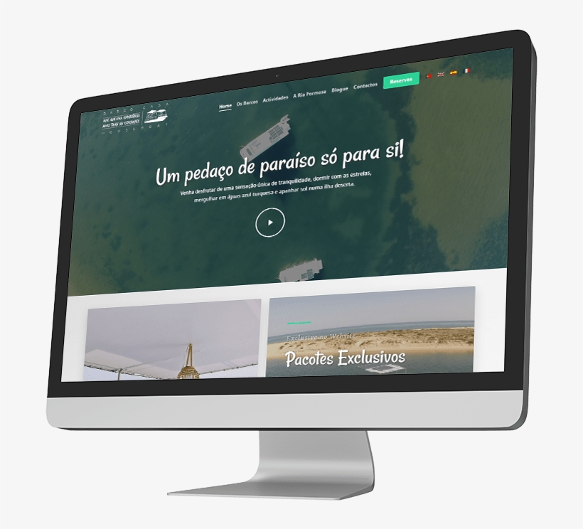 Barco Casa - Computer Monitor - 1000x663 PNG Download - PNGkit