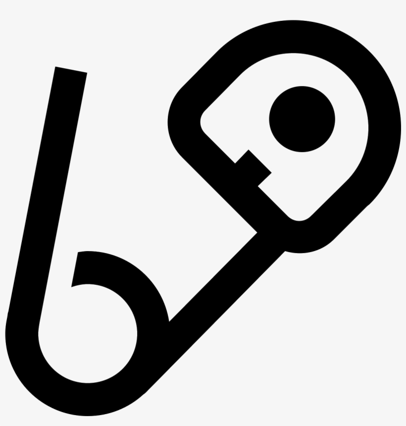 Safety Pin Icon - 1600x1600 PNG Download - PNGkit