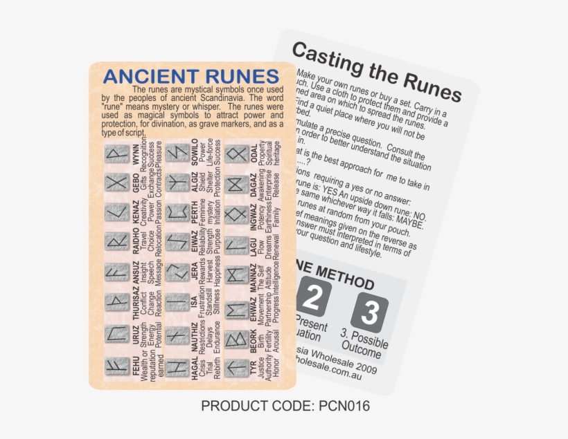 Runes - Brochure - 600x600 PNG Download - PNGkit