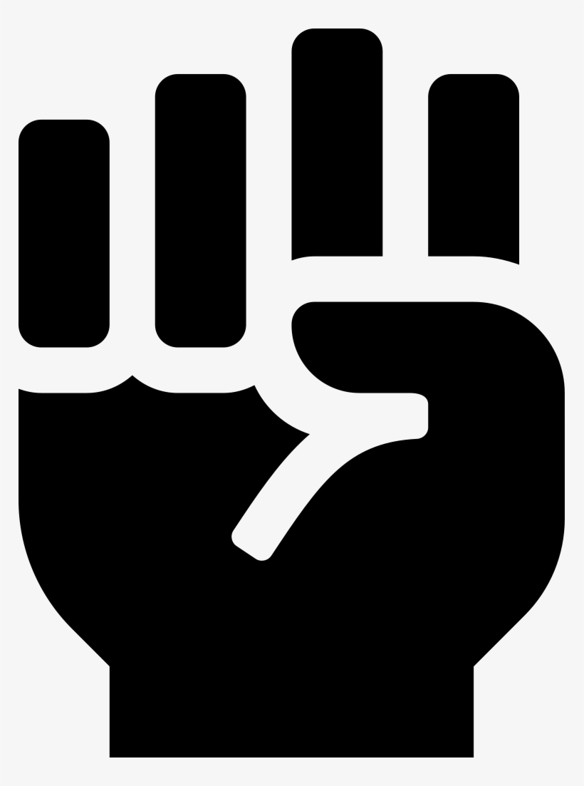 Font Awesome 5 Solid Fist-raised - 767x1023 PNG Download - PNGkit