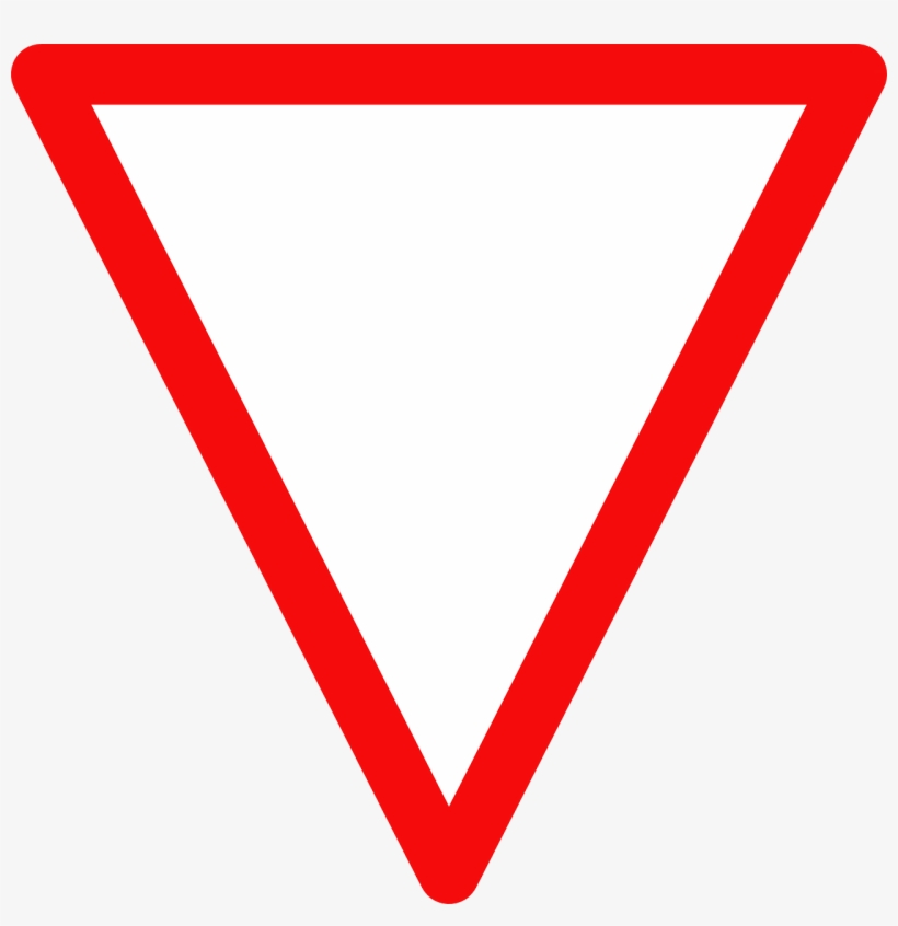 Give Way Sign Yield Sign Road Sign - Yield Or Give Way Sign - 1280x1259 ...