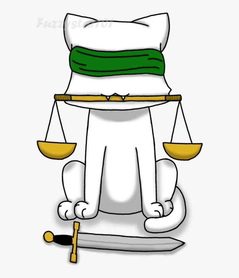 Justice Cat - Cat Justice - 580x880 PNG Download - PNGkit