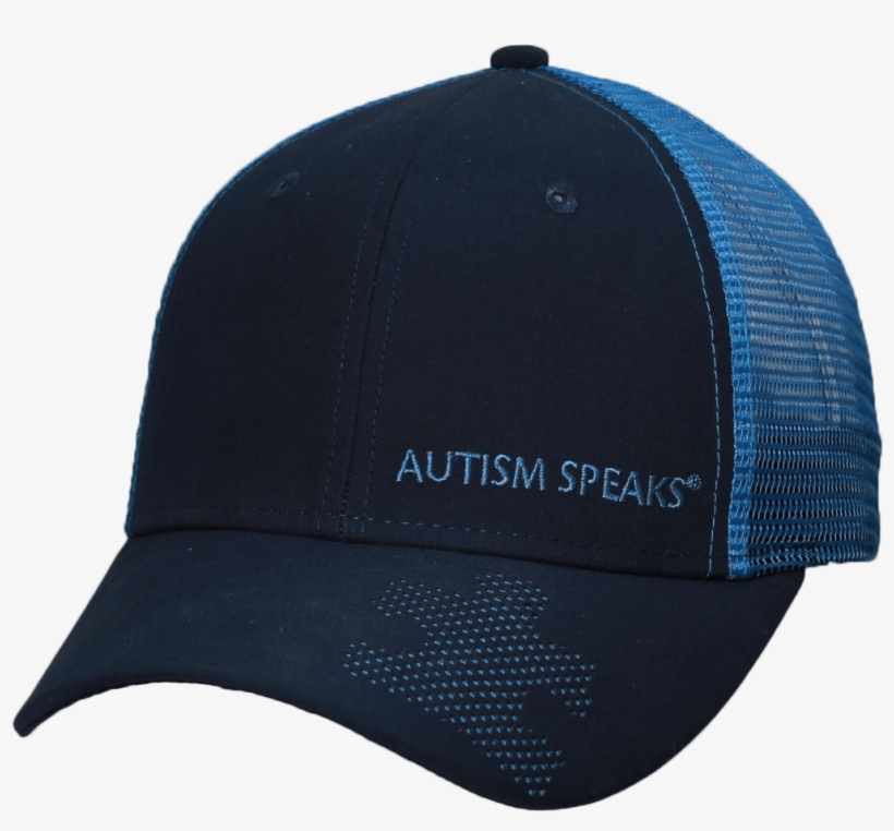Autism Speaks Puzzle Piece Mesh Cap - Baseball Cap - 1262x1262 PNG ...