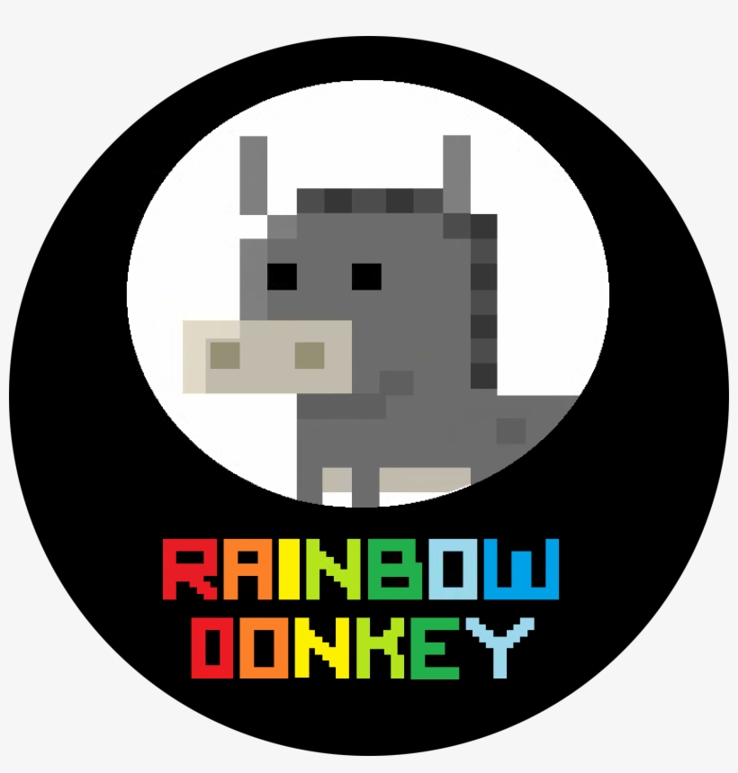 Rainbow Donkeys - 1516x1516 PNG Download - PNGkit