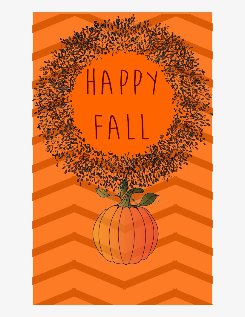 Happy Fall Free Printable - Illustration - 626x980 PNG Download - PNGkit