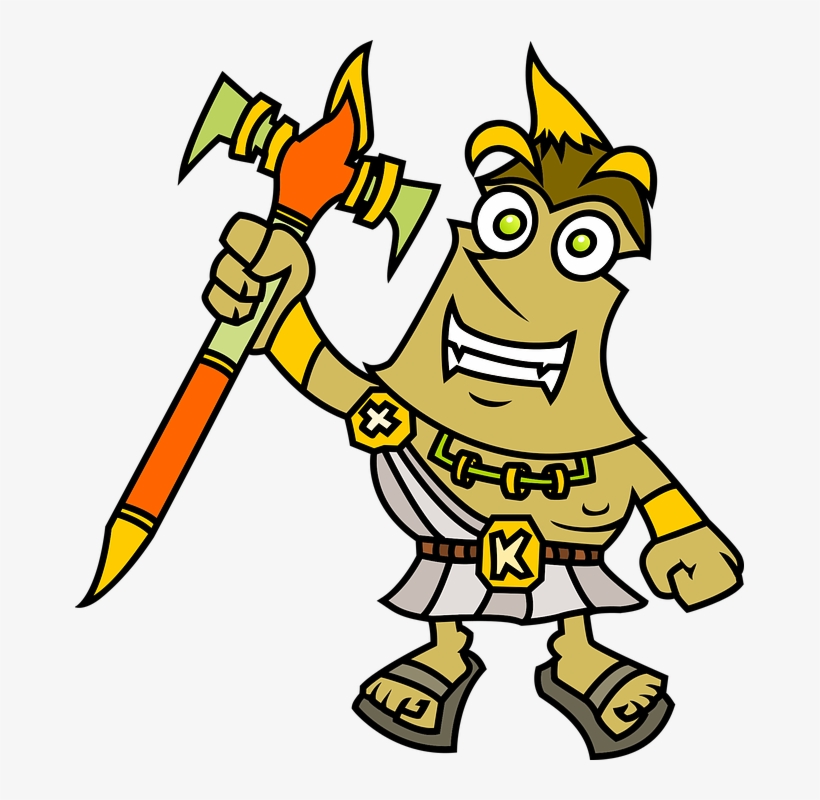 Cartoon, Classic, Comic Characters, Guerrero - ตัว การ์ตูน ยุค โรมัน ...