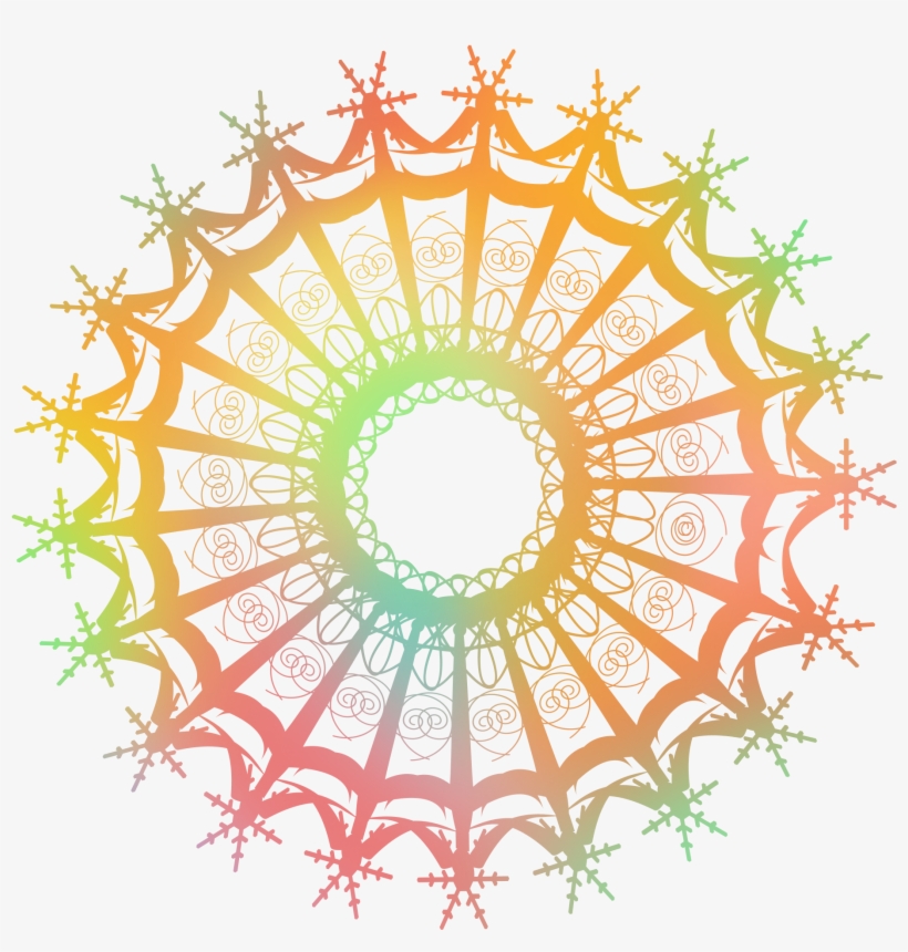 Irregular Spiral Gradient Pattern Creative Geometry - Artwork Png ...