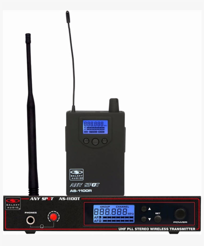 Wireless Personal Monitor System For Four Users - Galaxy Audio As 1100 ...