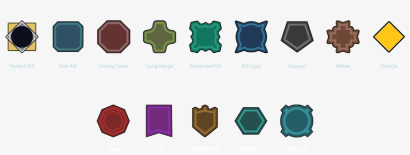 A Two Layer System - Halo 5 Kill Medals Png - 900x366 PNG Download - PNGkit