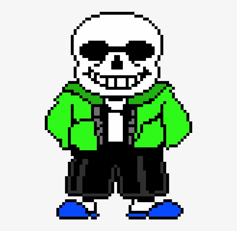 Chill Sans - Undertale Sans Pixel - 640x760 PNG Download - PNGkit