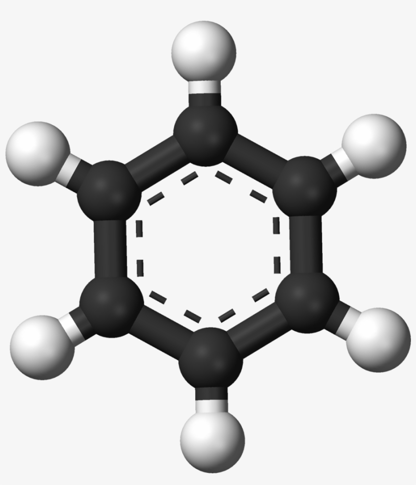 3d Benzene - 995x1100 PNG Download - PNGkit