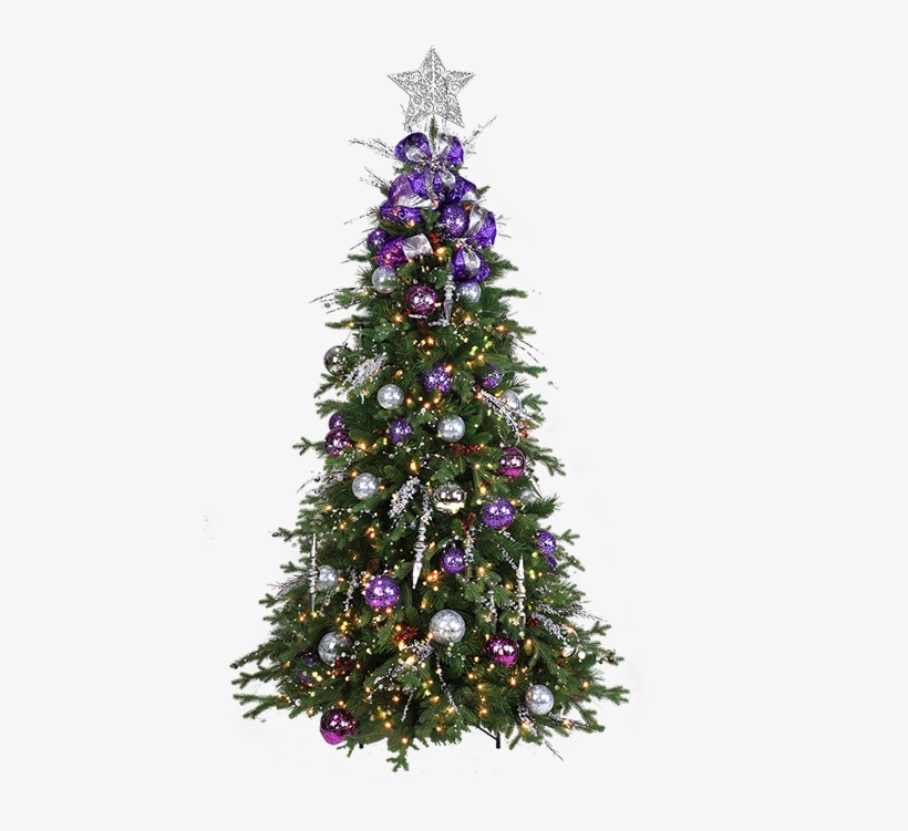Purple Twinkle Collection - Christmas Tree - 700x700 PNG Download - PNGkit