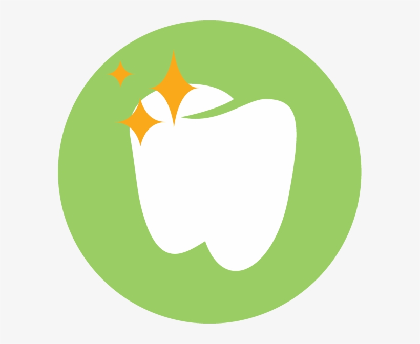 Happy Tooth Icon - Circle - 593x592 PNG Download - PNGkit
