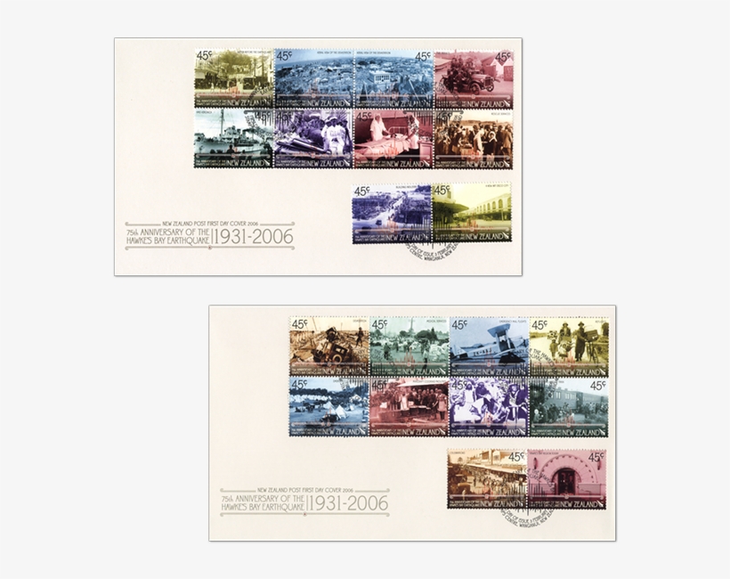 Set Of Two First Day Covers With Gummed Stamps Affixed - Postage Stamp ...