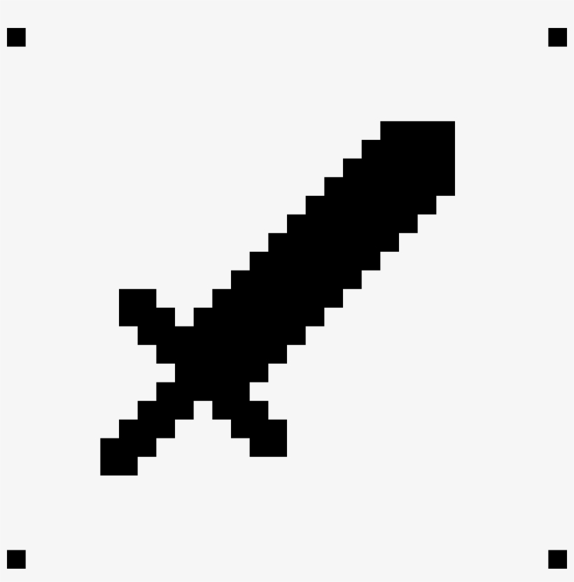 Download Transparent Shadow 8 Bit Sword - 8 Bit Sword Png - PNGkit