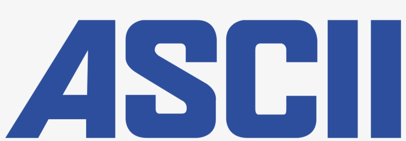 Ascii Logo Png Transparent - Ascii - 2400x2400 PNG Download - PNGkit