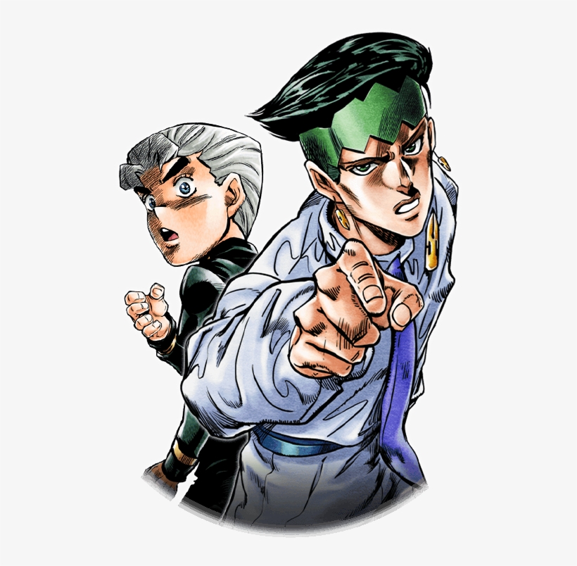Koichi Hirose Icons - Rohan Kishibe And Koichi Art - 720x800 PNG ...