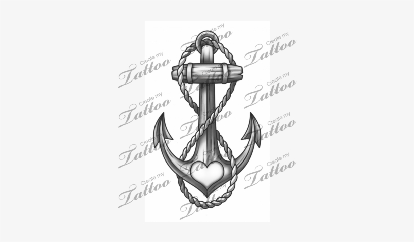 Infinity Symbol With Anchor And Rope