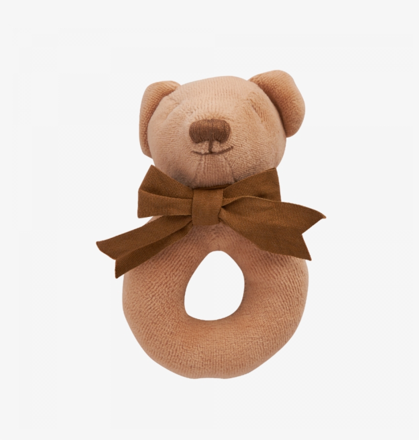 Download Transparent Teddy Bear Donut Rattle - Infant - PNGkit