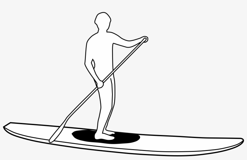 Auction Paddles Png Download - Stand Up Paddle Board Outline ...
