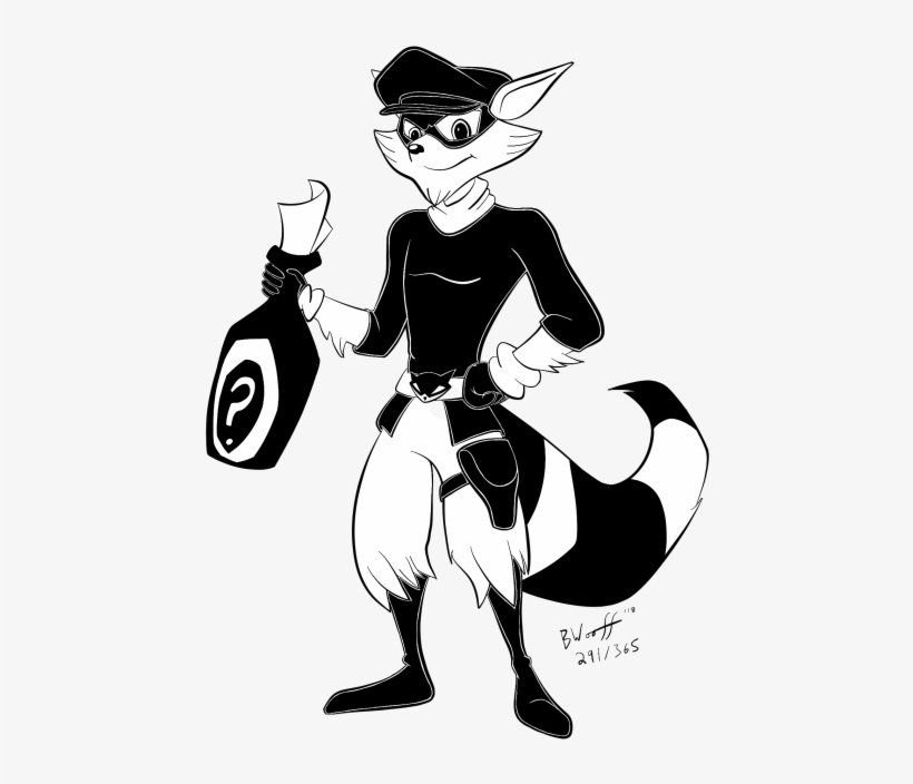 Sly Cooper - Cartoon - 540x720 PNG Download - PNGkit