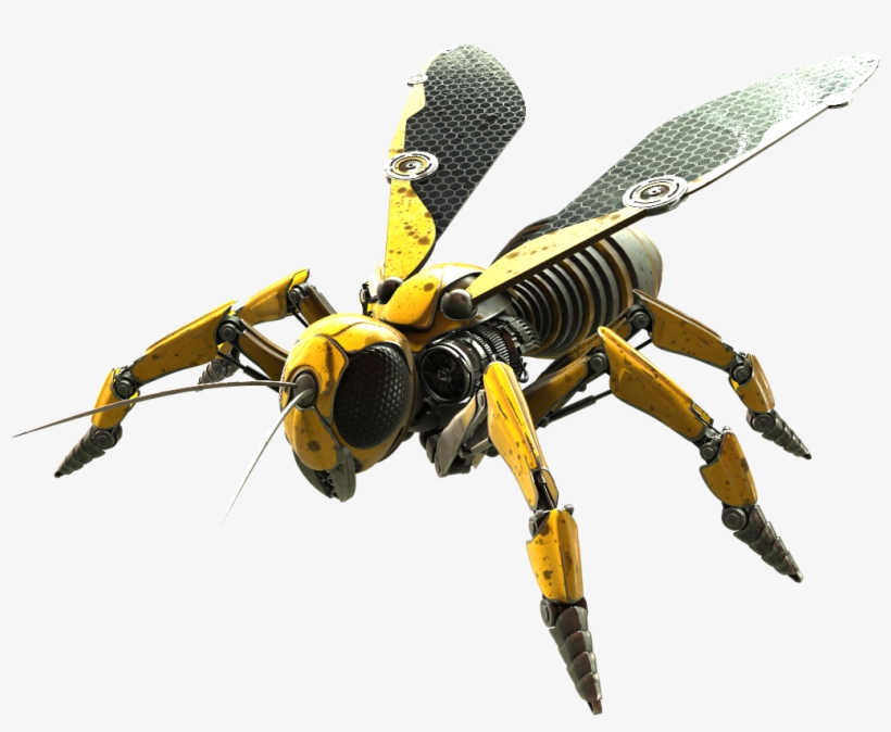 Wasp Png Photo - Robot Animals - 1920x1018 PNG Download - PNGkit