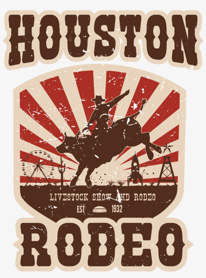 Houston Rodeo Shirt - Poster - 1500x1800 PNG Download - PNGkit
