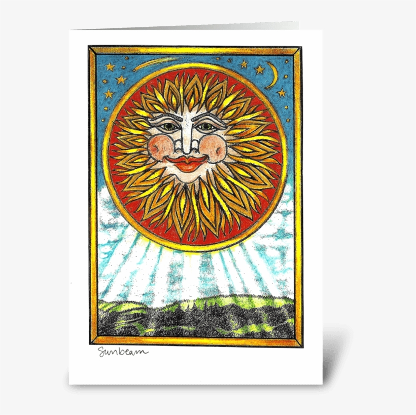 Sunbeam Greeting Card - Visual Arts - 700x792 PNG Download - PNGkit